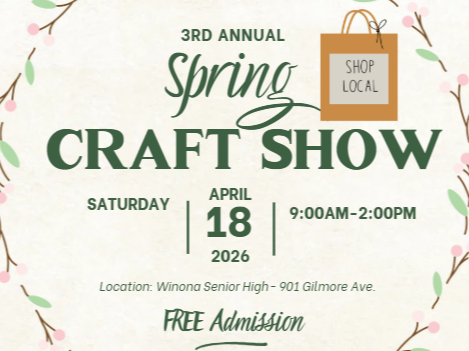 3rd Annual Craft and Vendor Fair Space Rental - Winona Area Public ...